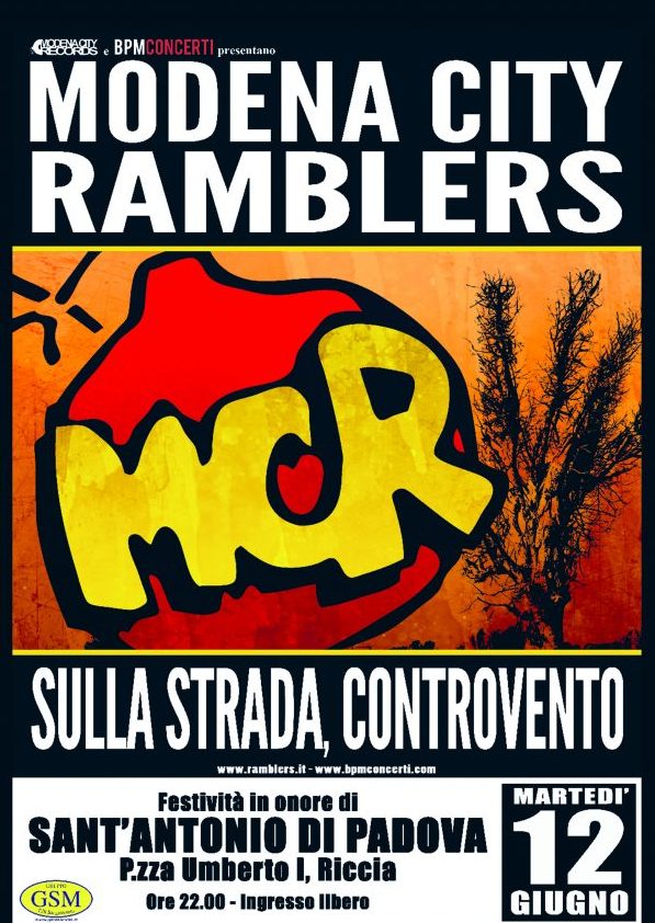 Riccia, il 12 Modena City Ramblers in concerto | PrimoPiano Molise