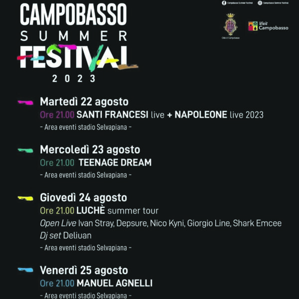 Campobasso. Summer Festival ai nastri di partenza, martedì la 'prima ...